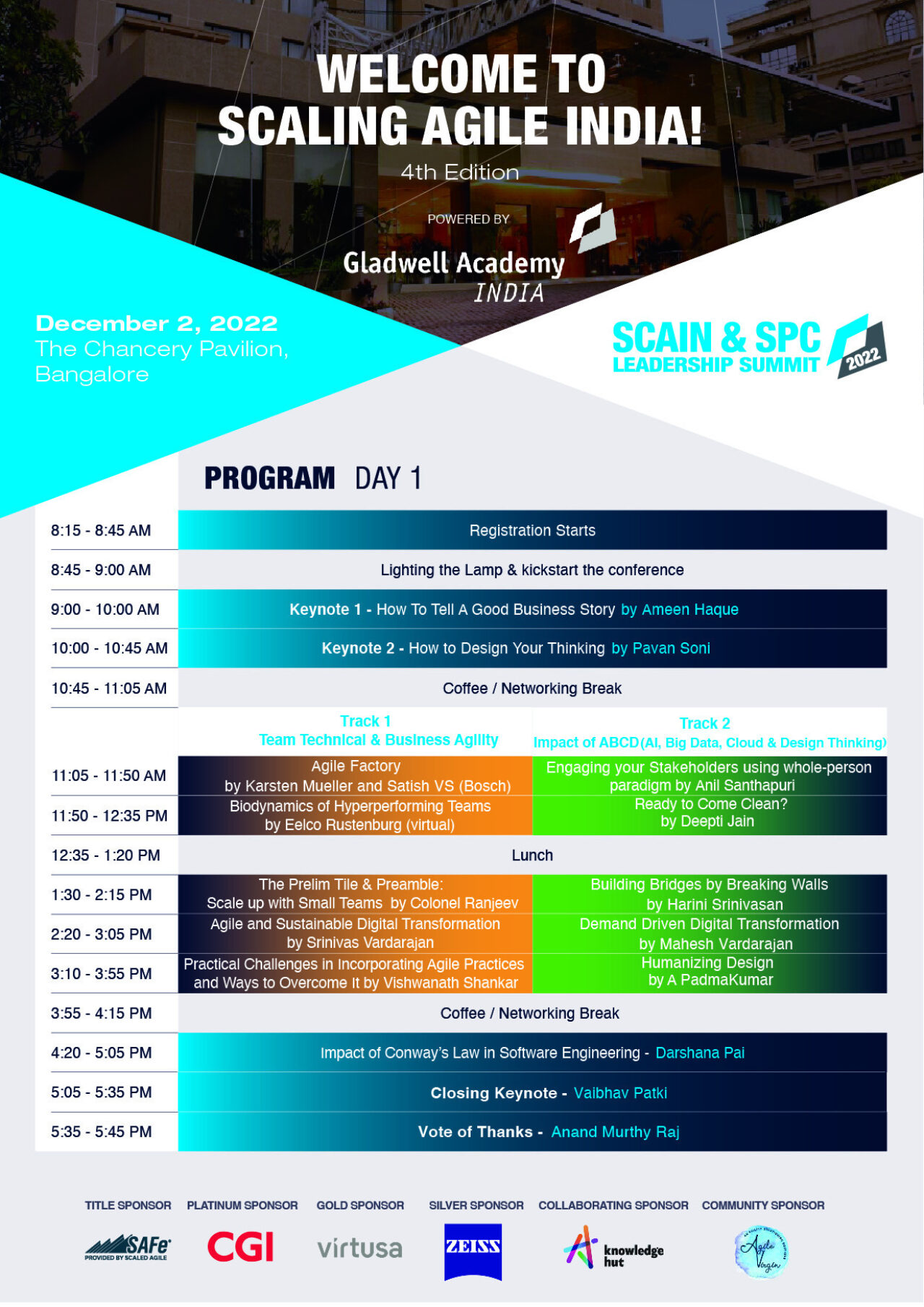 02 & 03 December, 2022 - Gladwell Academy