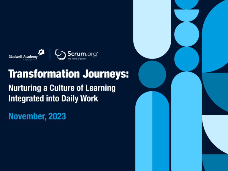 Transformation Journeys: Nurturing a Culture of Learning Integrated ...